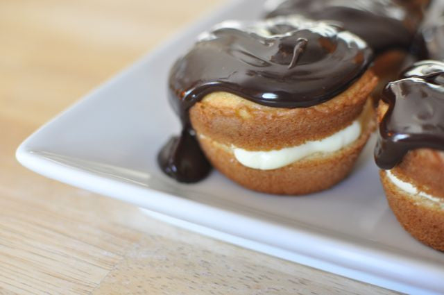 Mini Boston Cream Pies – GraceLaced