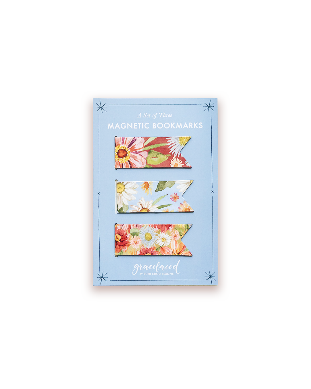 Daisy Magnetic Bookmark Set – GraceLaced