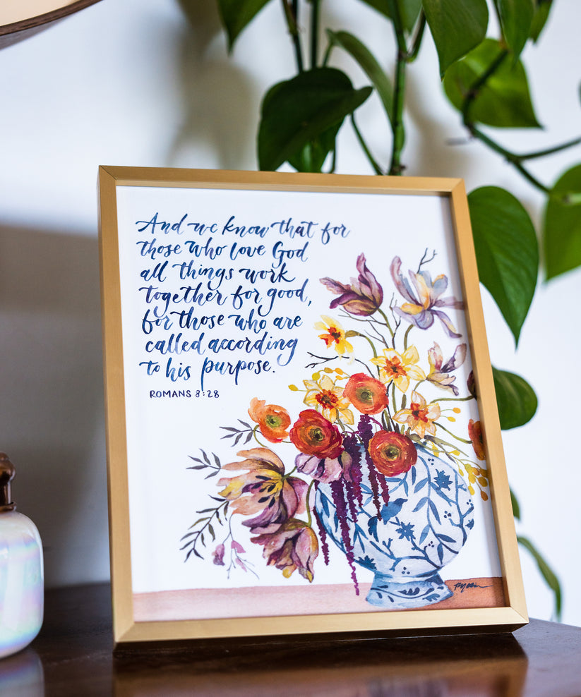 Romans 8:28 | All Things Work Together For Good Print – GraceLaced