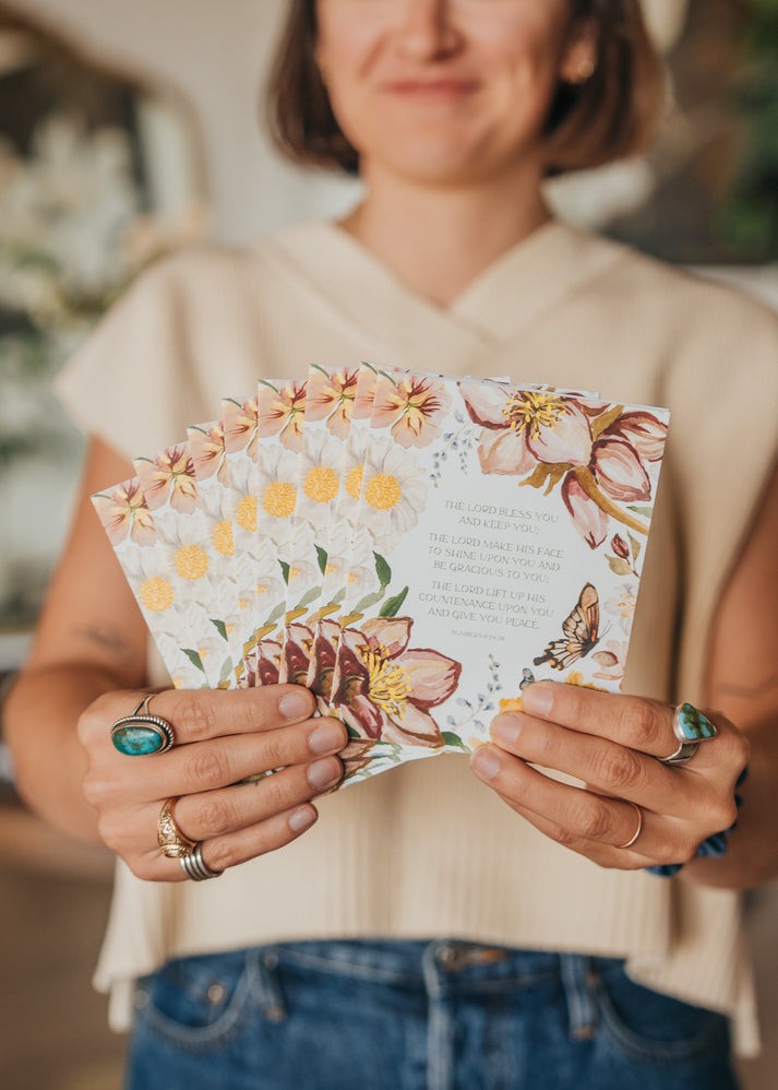 Numbers 6:24-26 | Benediction Notecard Set | Christian Notecards ...