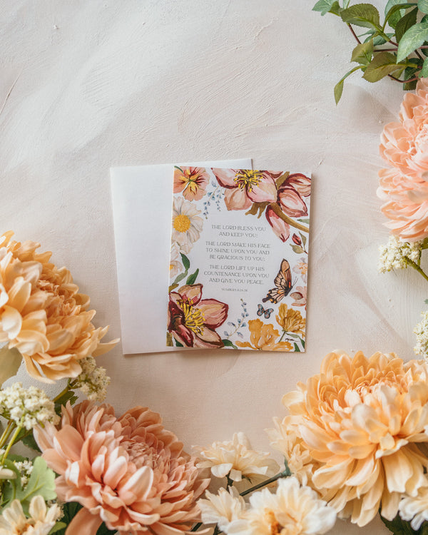 Numbers 6:24-26 | Benediction Notecard Set | Christian Notecards ...