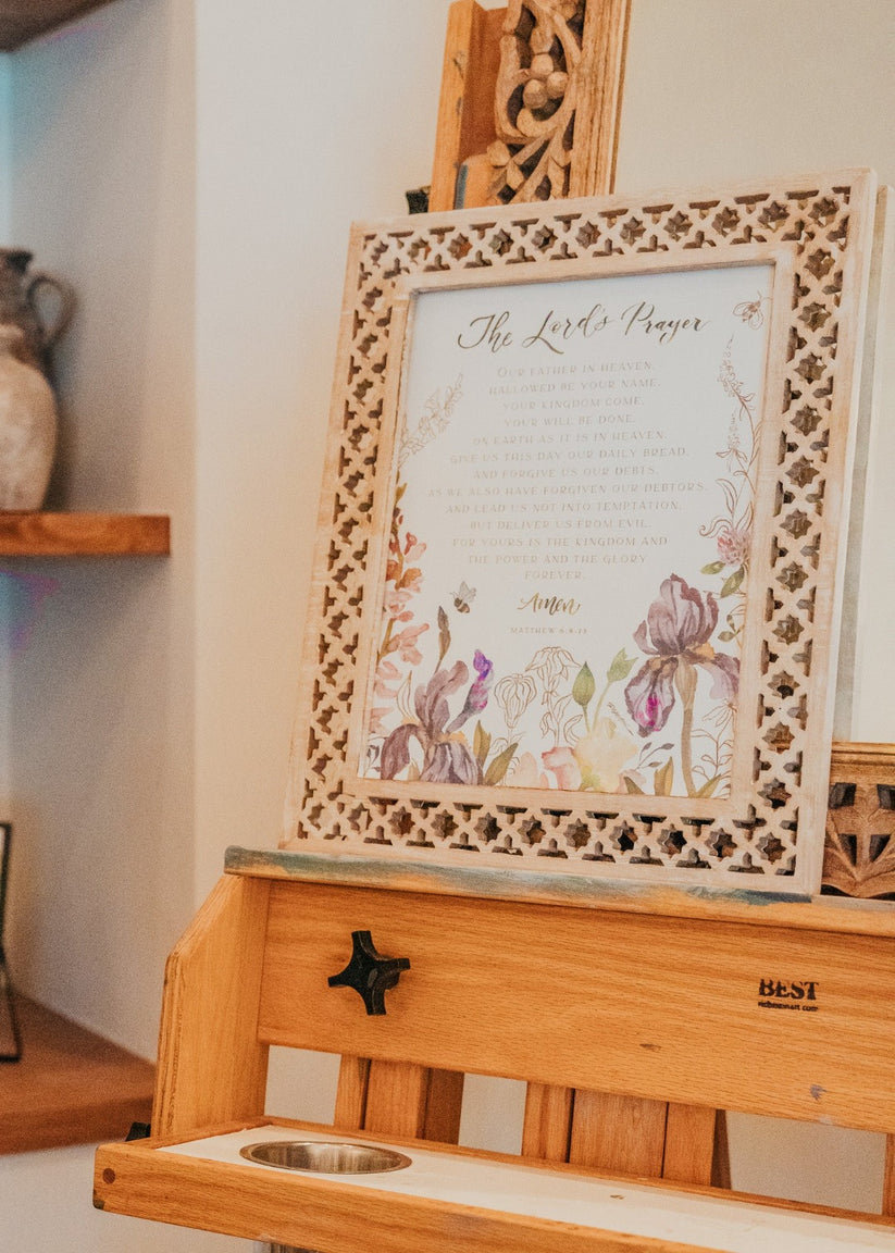 Matthew 6:9-13 | The Lord's Prayer Print – GraceLaced