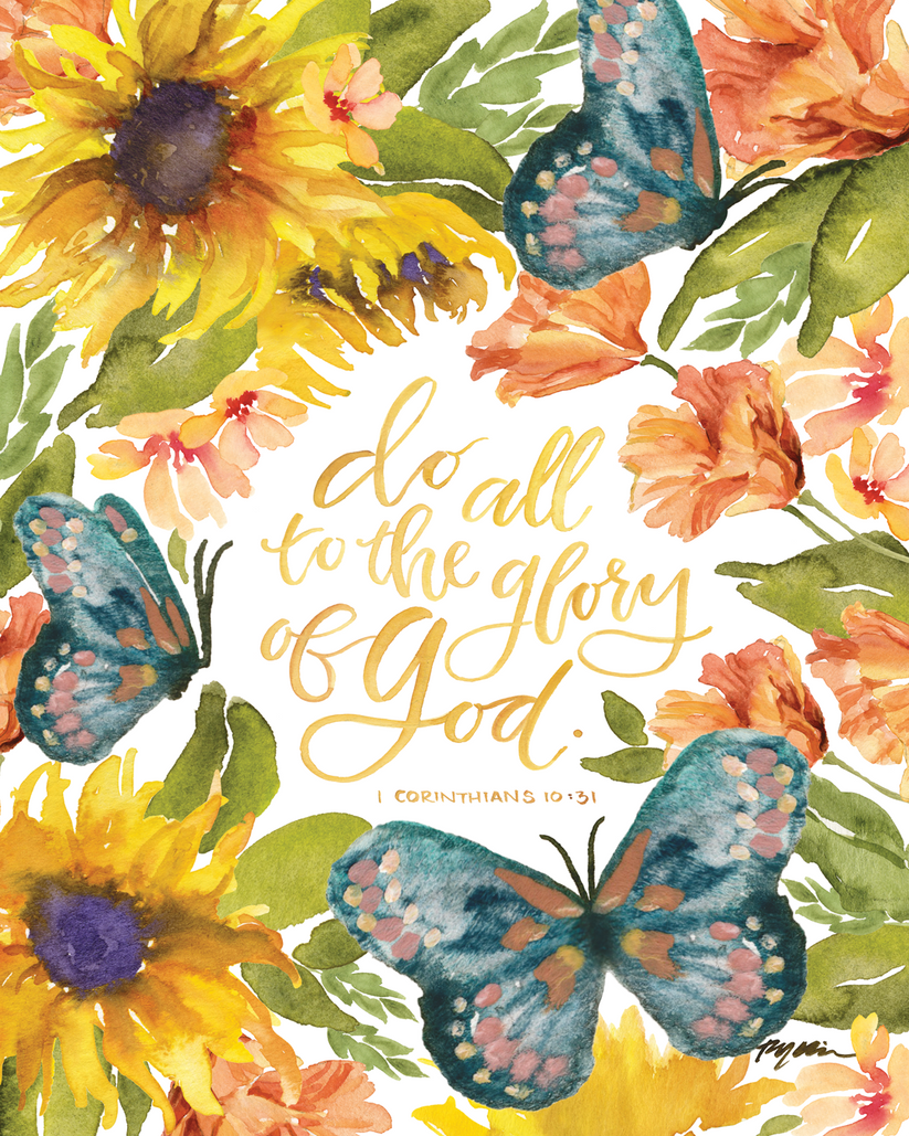 Do All To the Glory of God Canvas – GraceLaced