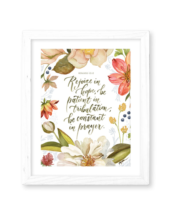 Rejoice in Hope Print – GraceLaced